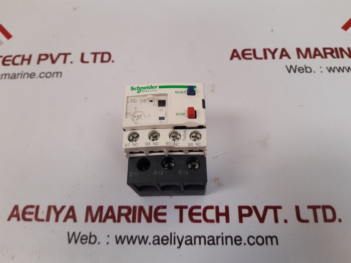 Schneider electric lrd 08 thermal overload relay – Aeliya Marine Tech