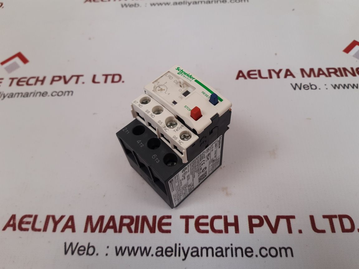 Schneider electric lrd 08 thermal overload relay – Aeliya Marine Tech