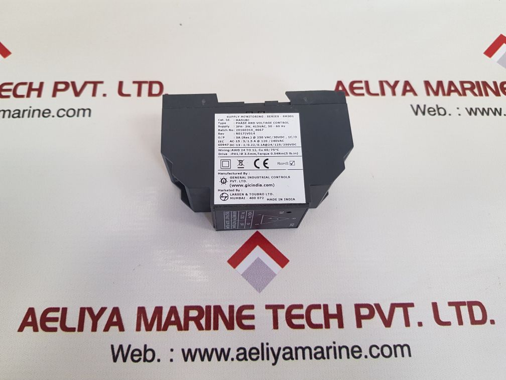 Gic ma51bc phase and voltage control relay – Aeliya Marine Tech