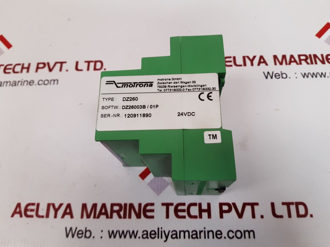 Motrona dz260 speed monitor with relay output 24vdc – Aeliya Marine Tech