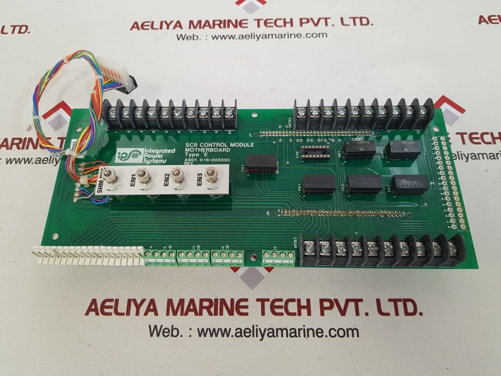 Integrated power systems 016-006590 scr control module motherboard ...