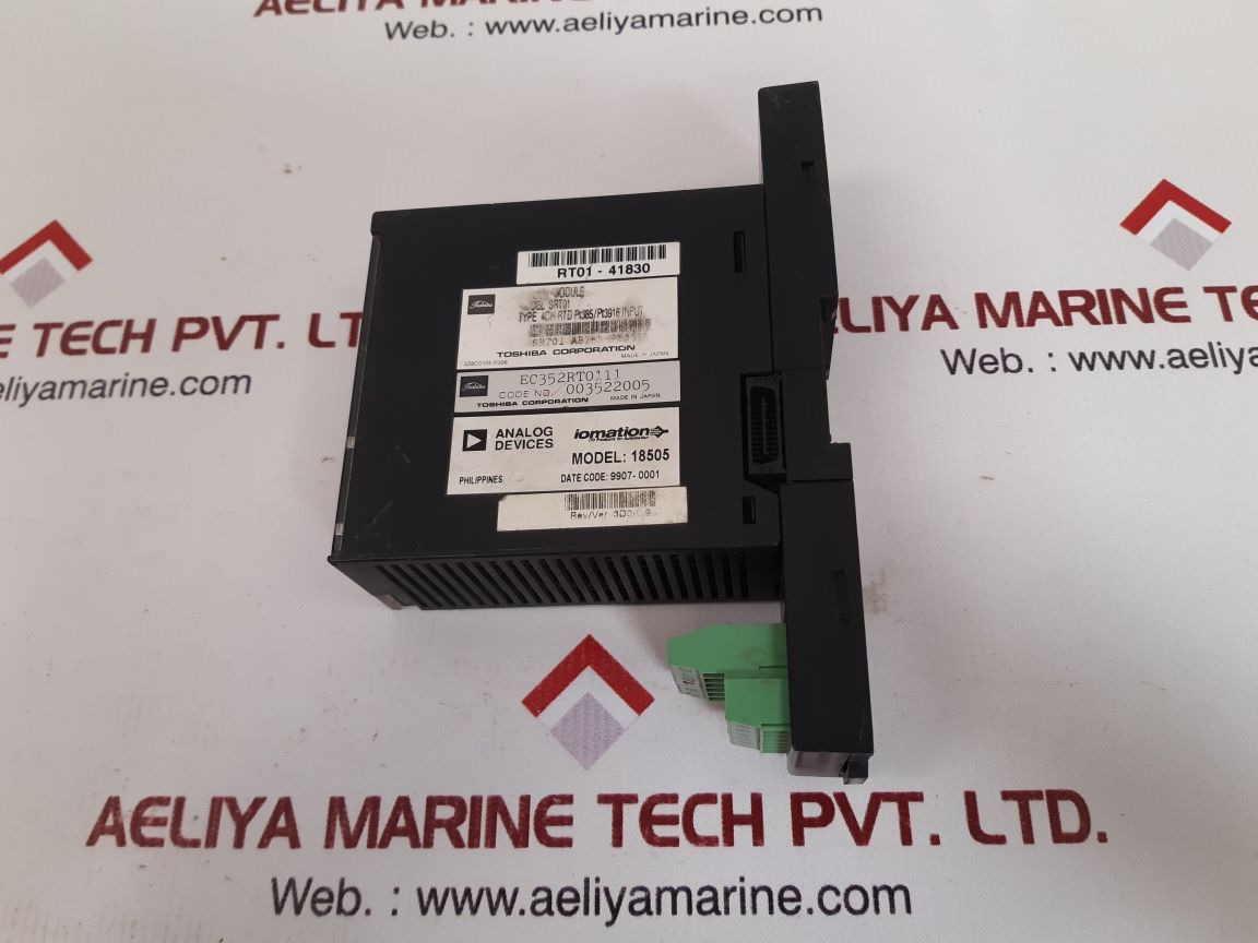Toshiba 4Ch Rtd Pt385/Pt3916 Analog Input Module Srt01 18505 – Aeliya ...