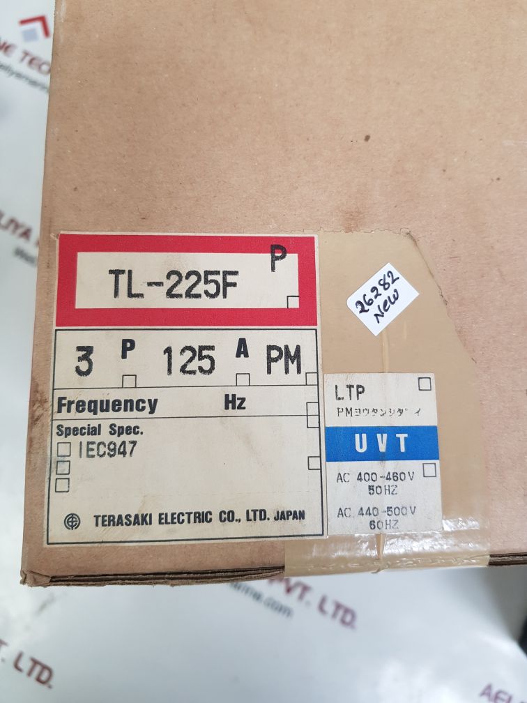 Terasaki Tl-225F Tembreak Circuit Breaker 125A 690V Ac 3-pole – Aeliya ...