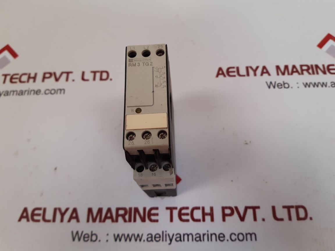 Telemecanique rm3 tg201ms7 relay module Used – Aeliya Marine Tech