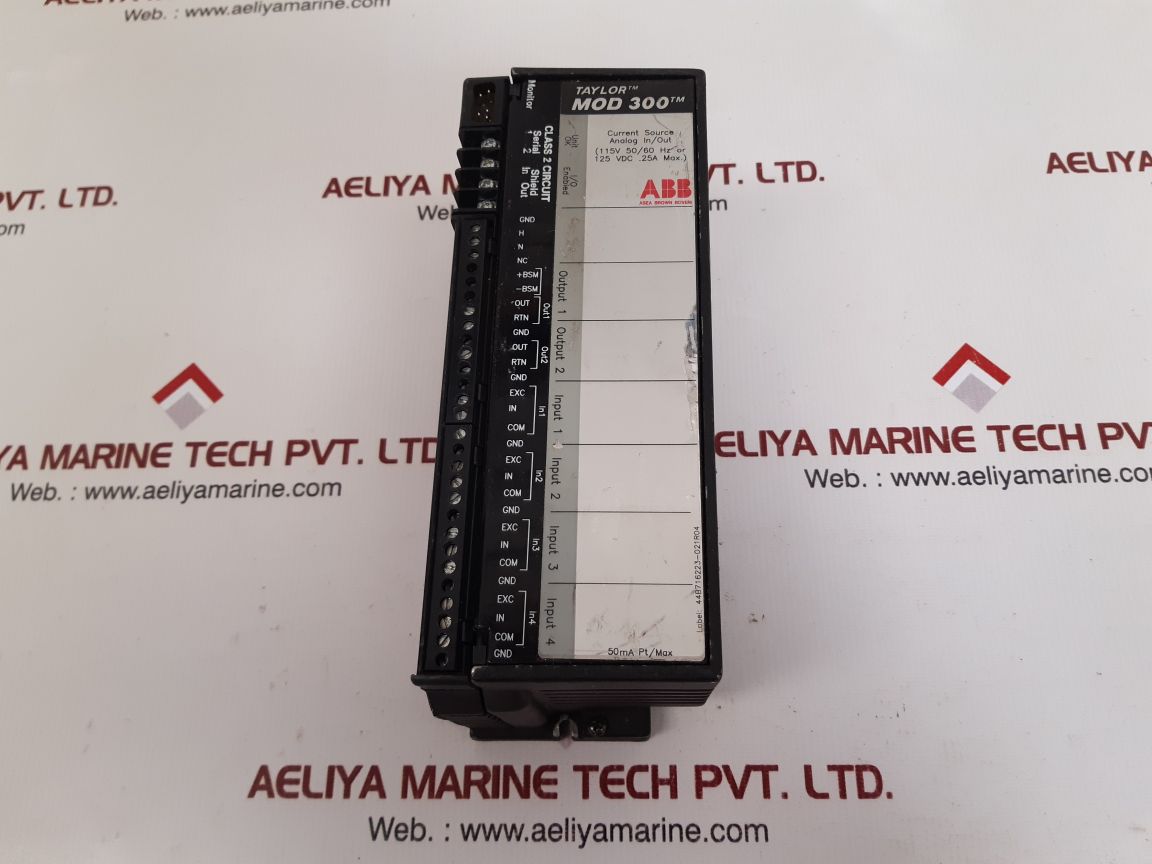 Abb Taylor Mod 300 Analog Module 6231Bp10930D-k 115 V 50/60Hz – Aeliya ...