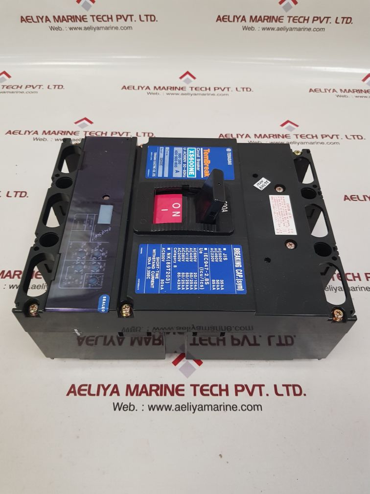 Terasaki Xs600Ne 3 Pole Circuit Breaker 300-600A Ac690V 50/60Hz ...