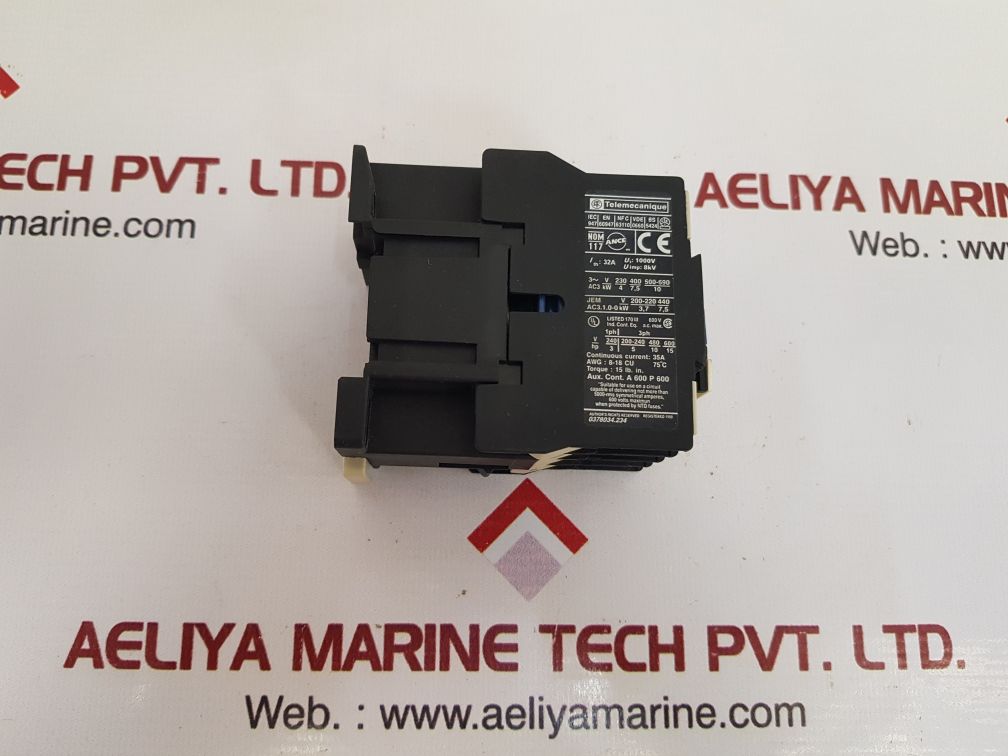 Telemecanique lc1 d1810 starter contactor 110v 50/60 – Aeliya Marine Tech