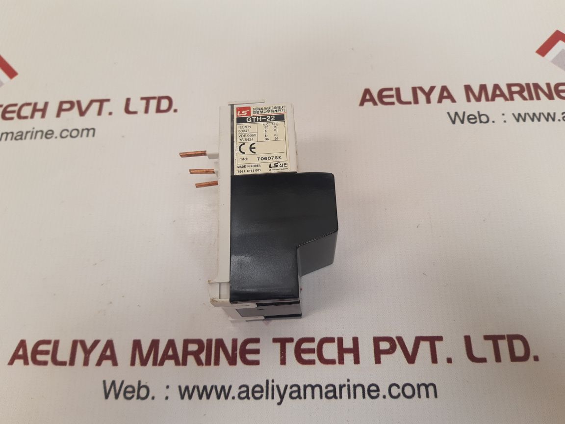 Ls Meta Mec Gth-22 Thermal Overload Relay New – Aeliya Marine Tech