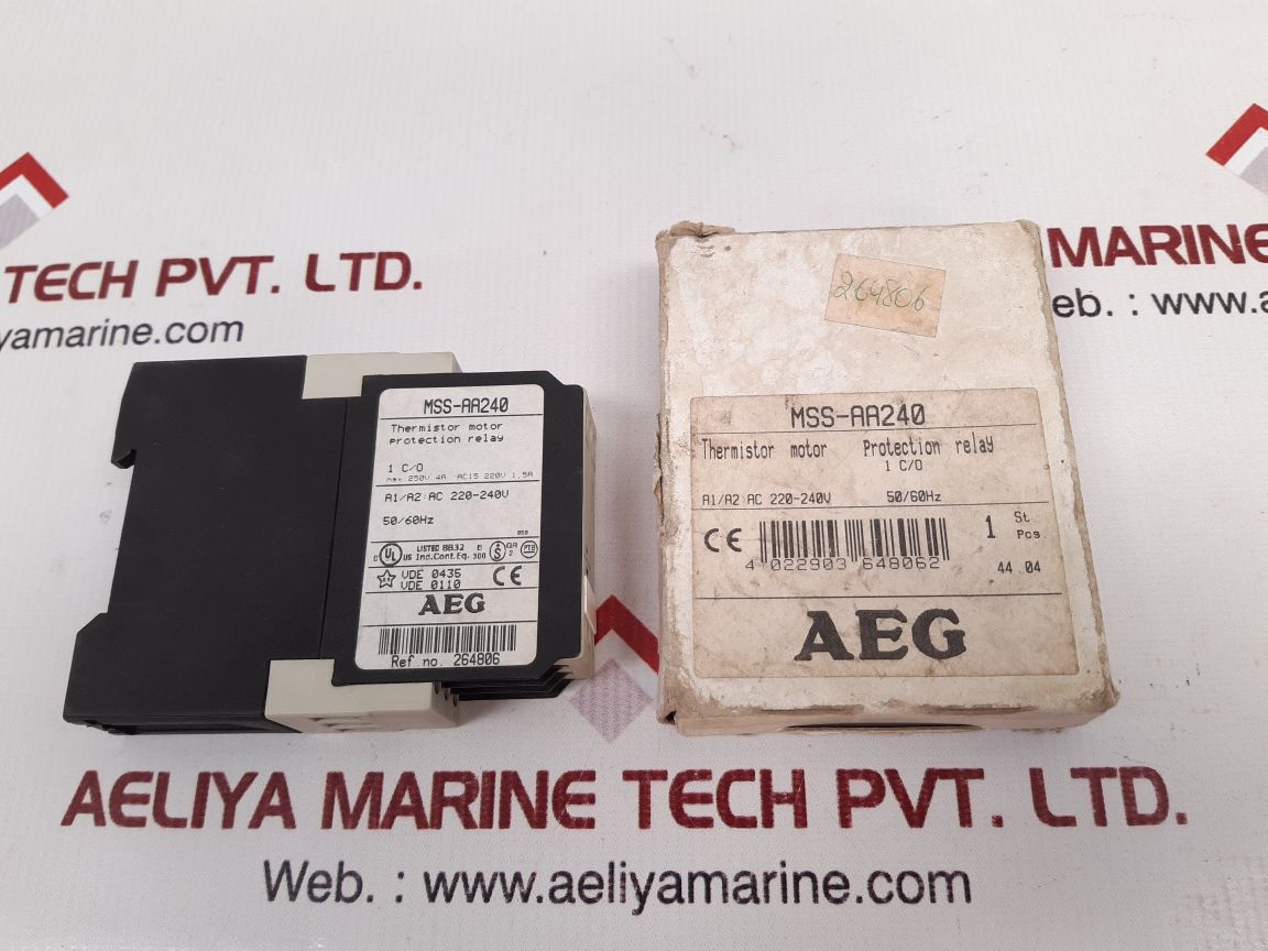 Aeg Mss-aa240 Thermistor Motor Protection Relay – Aeliya Marine Tech