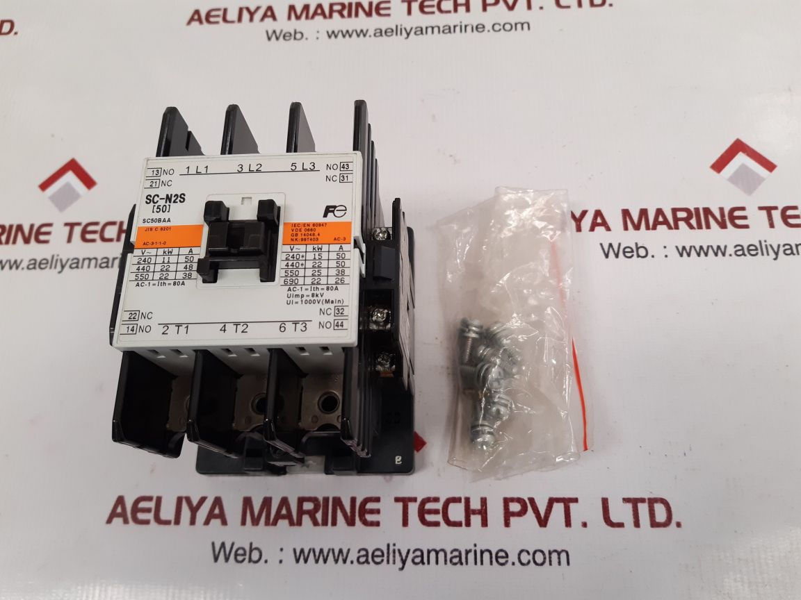 Fuji Electric Sc-n2S [50] Magnetic Contactor – Aeliya Marine Tech