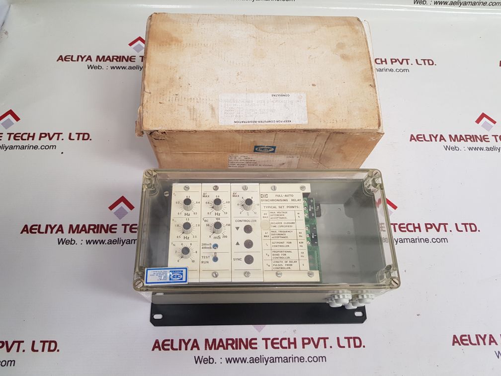 Deif Full-auto Synchronising Relay Used One – Aeliya Marine Tech