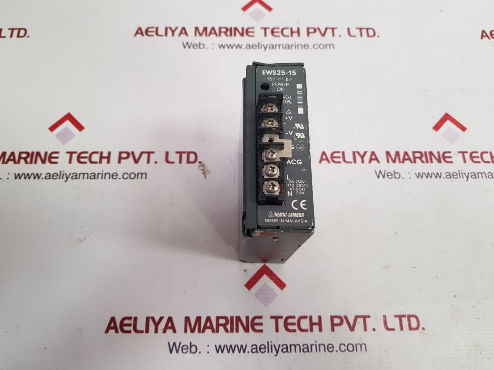 Nemic-lambda Ews25-15 Power Supply 15V---1.8A – Aeliya Marine Tech