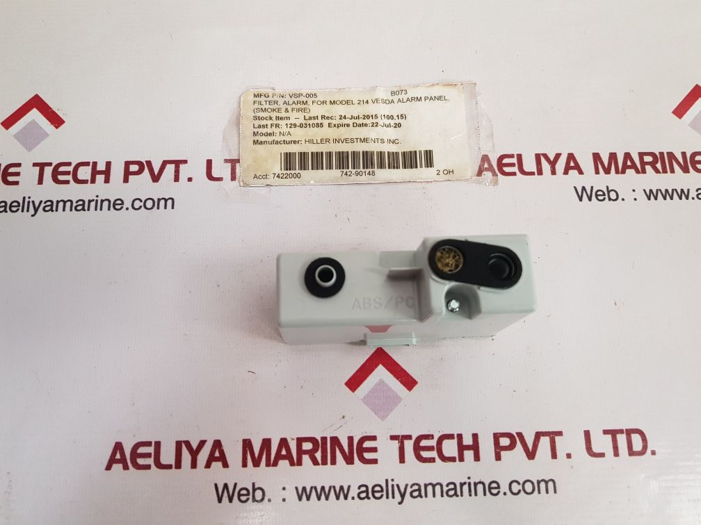 Vesda vsp-005 filter cartridge – Aeliya Marine Tech