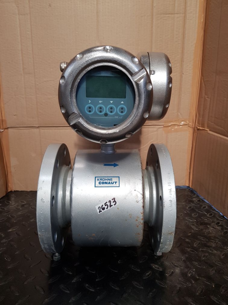 Krohne conaut gds-bus optiflux kc4300 c/6 eex electromegnetic flow ...