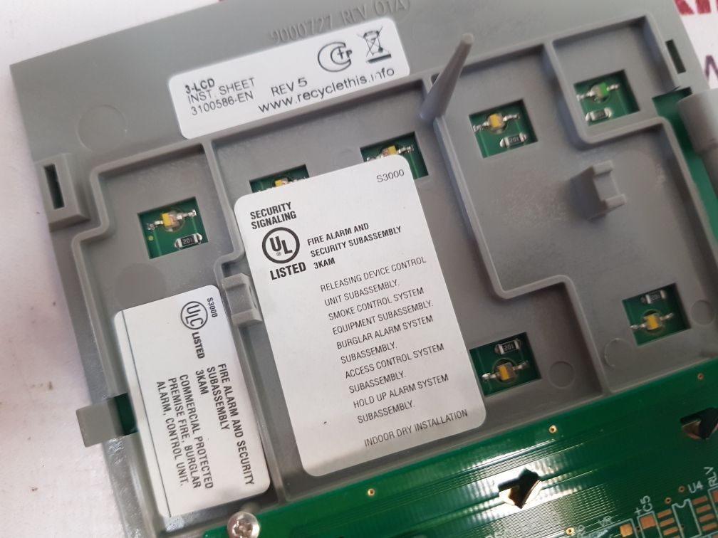 Edwards 3-lcd Fire Alarm Display Remote Module Rev.5 – Aeliya Marine Tech