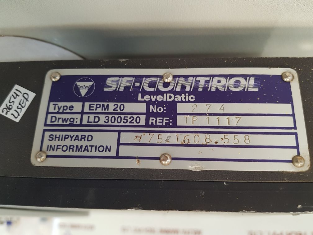 Sf-control epm 20 level datic Used – Aeliya Marine Tech