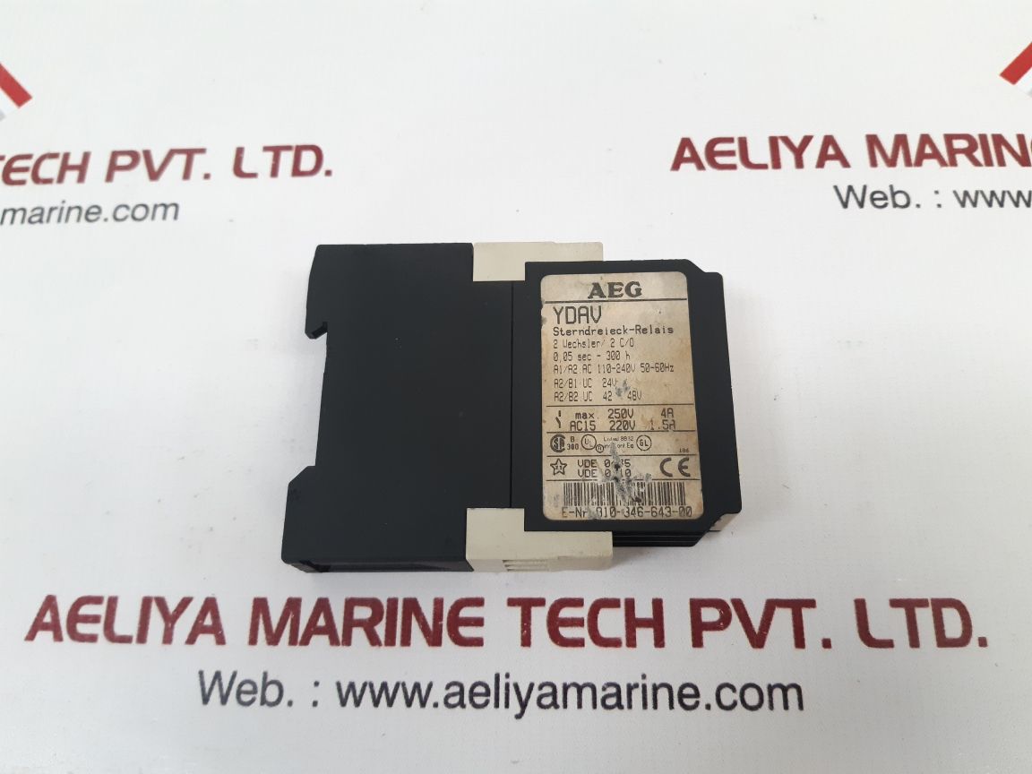 Aeg 910-346-643-00 Star Delta Relay 0,05Sec- 300H – Aeliya Marine Tech