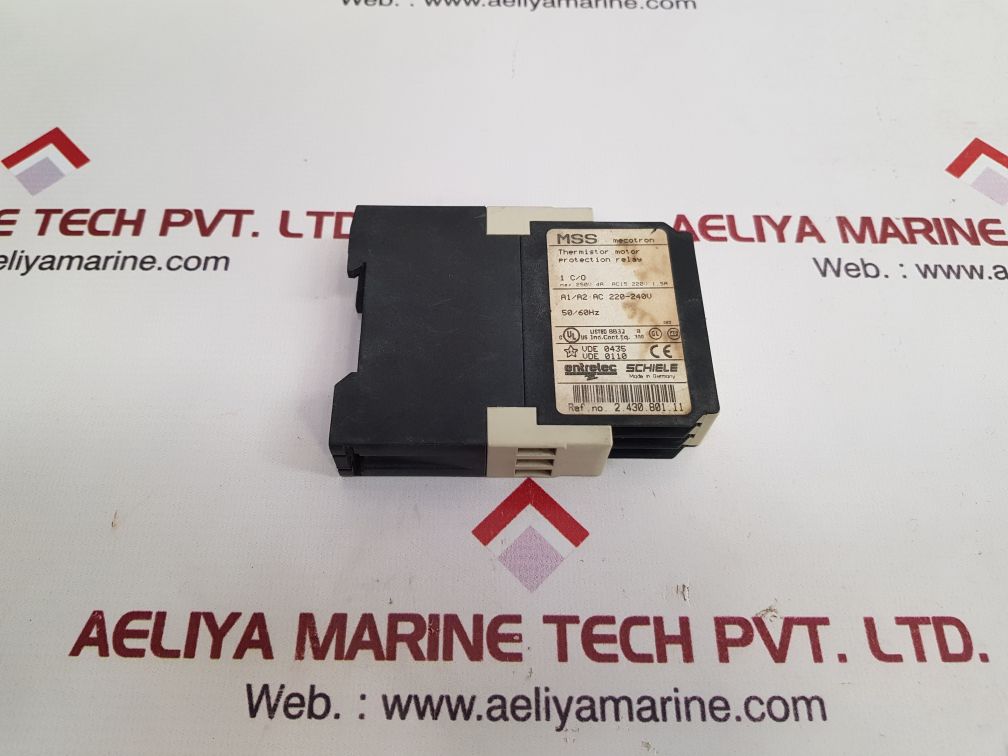 Entrelec Mss Mecotron Thermistor Motor Protection Relay 2.430.801.11 ...