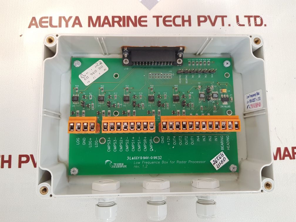 Transas marine low frequency box for radar processor – Aeliya Marine Tech