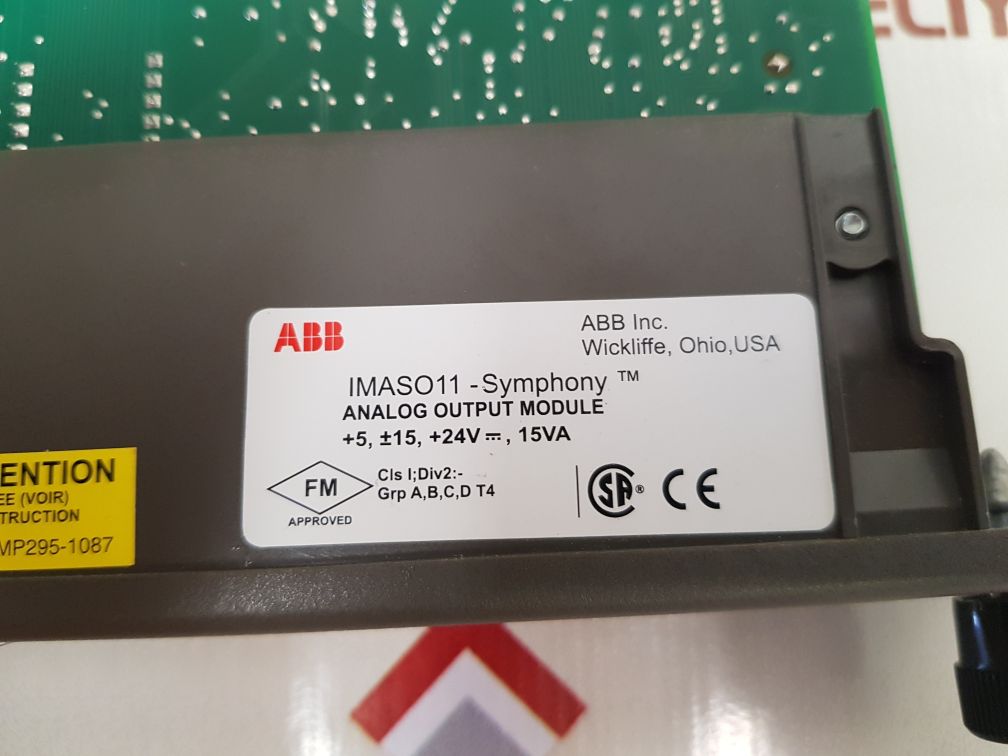 Buy ABB Symphony IMASO11 24V Analog Output Module Online. – Aeliya Marine Tech