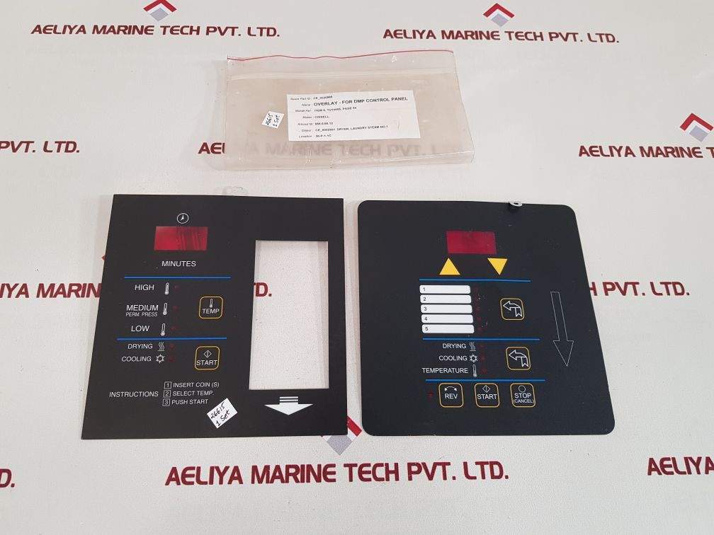 Cissell overlay –for dmp control panel set – Aeliya Marine Tech
