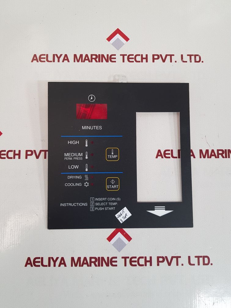 Cissell overlay –for dmp control panel set – Aeliya Marine Tech