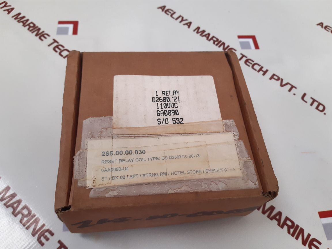 C&S D2600 Time Delay Relay D2600/21 – Aeliya Marine Tech