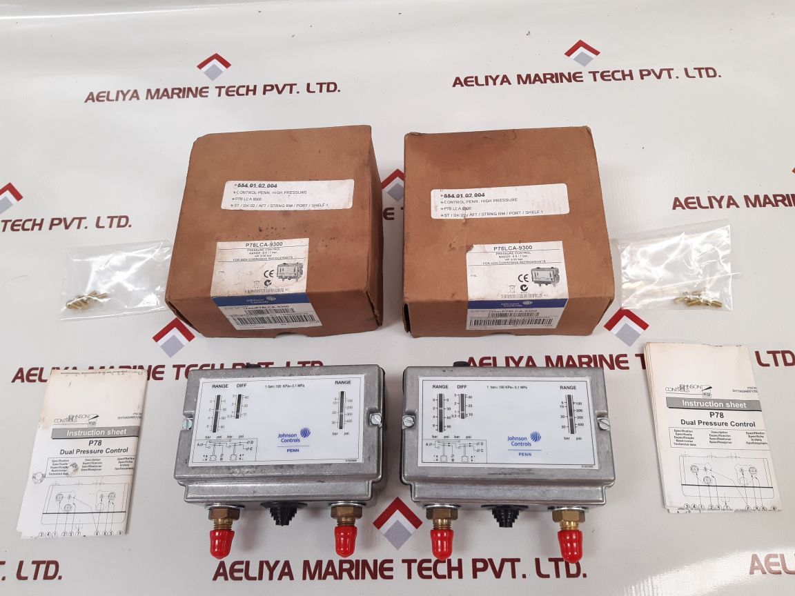 Johnson Controls P78Lca-9300 Pressure Control New – Aeliya Marine Tech