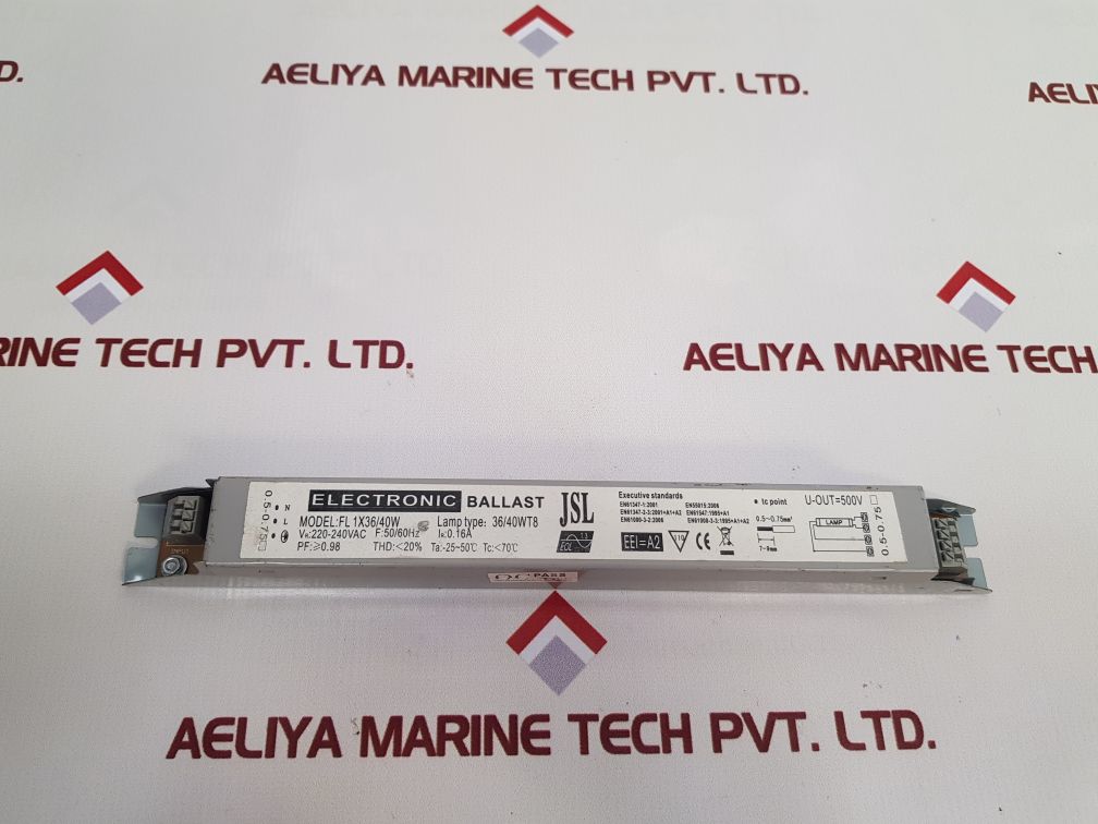 Jsl Fl1X36/40W Electronic Ballast – Aeliya Marine Tech