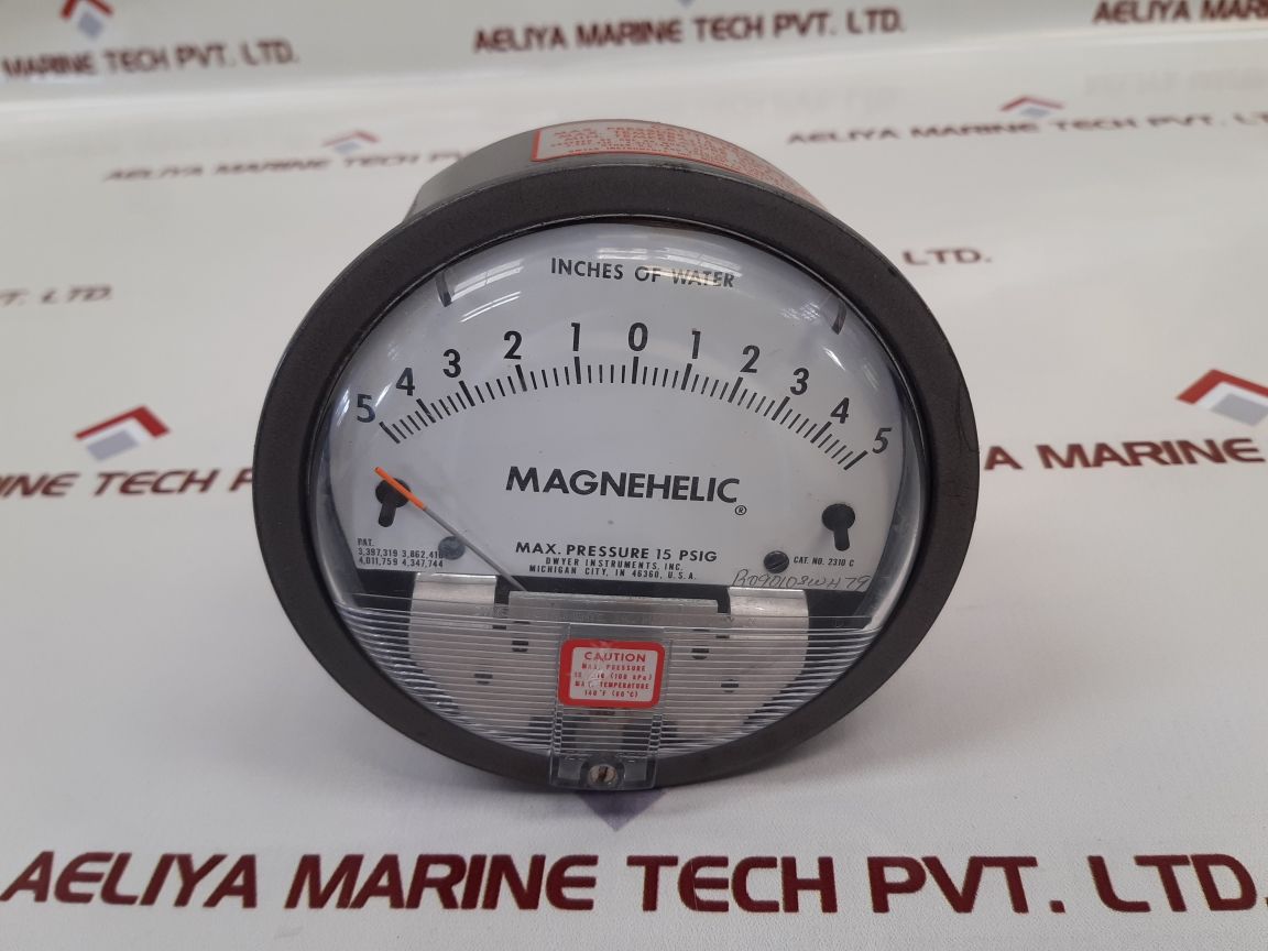 Dwyer 2310C Differential Pressure Gauge – Aeliya Marine Tech®