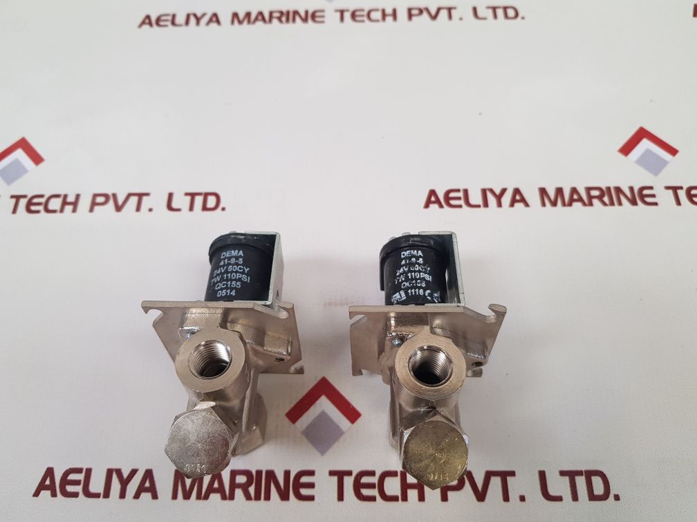 Dema 442P Diaphragm Valve With 24V 60Cy Spade Coil – Aeliya Marine Tech