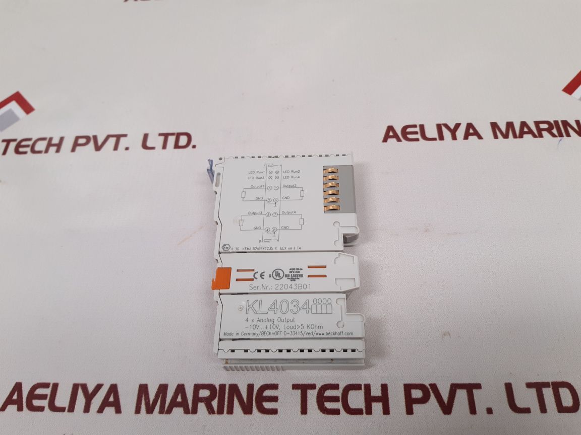 Beckhoff Kl4034 Bus Terminal Module – Aeliya Marine Tech