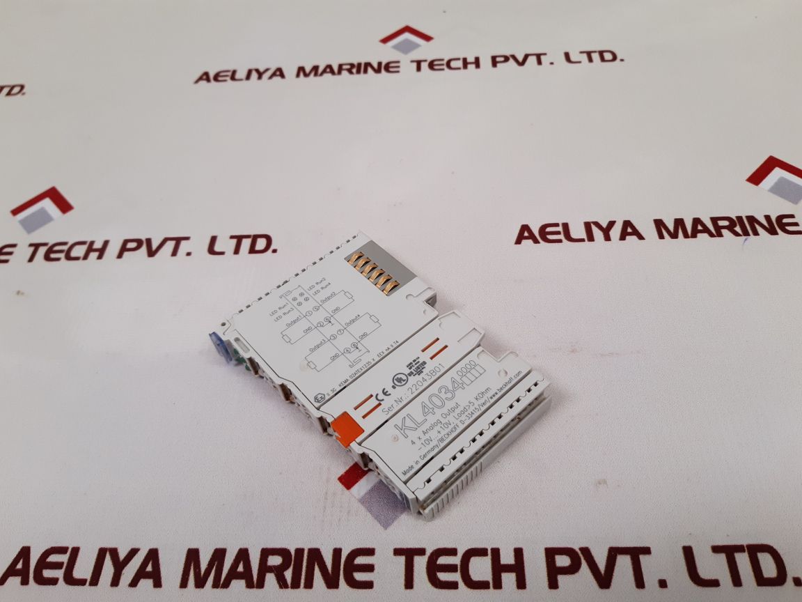 Beckhoff Kl4034 Bus Terminal Module – Aeliya Marine Tech