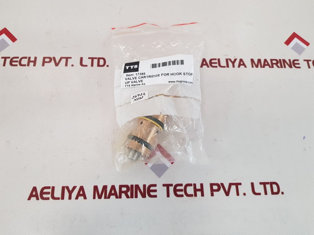 Tts 17385 valve cartridge for hook stop New – Aeliya Marine Tech