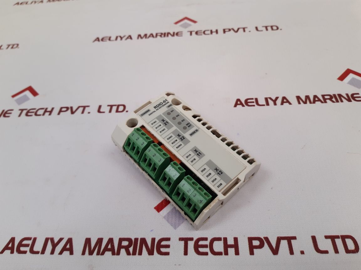 ABB RDIO-01 Digital I/O Extension Module Input/Output Rev: D – Aeliya Marine Tech