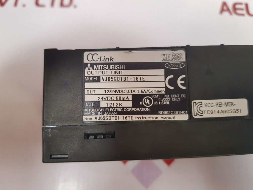 Mitsubishi Aj65Sbtb1-16Te Cc-link Output Module – Aeliya Marine Tech®