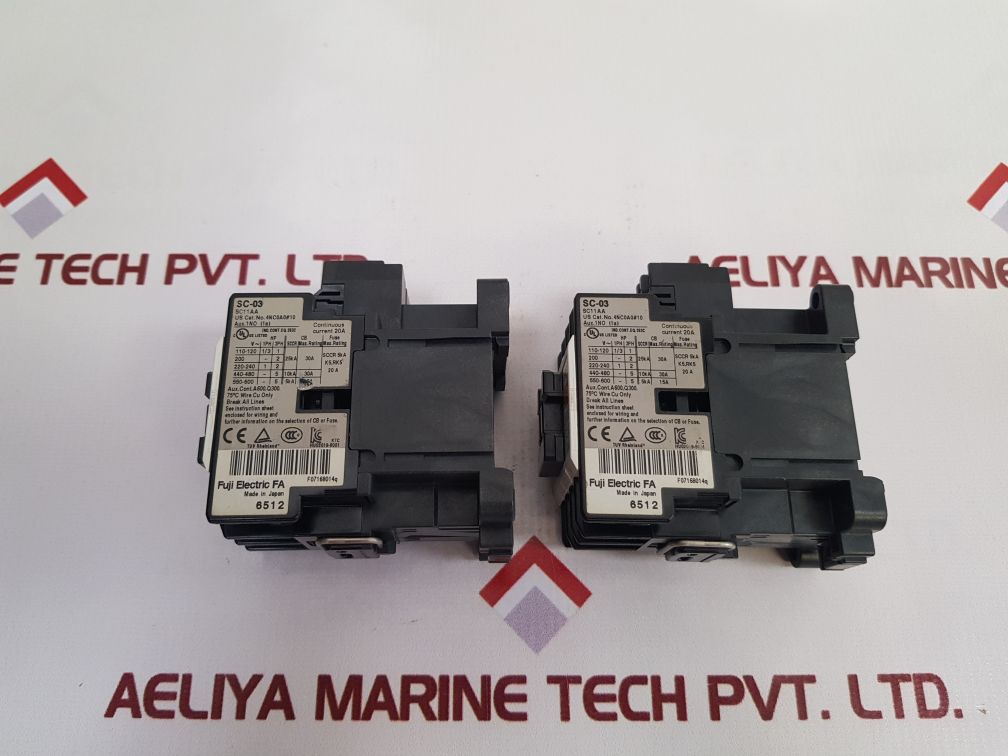 Fuji Electric Sc11Aa Magnetic Contactor Sc-03 – Aeliya Marine Tech
