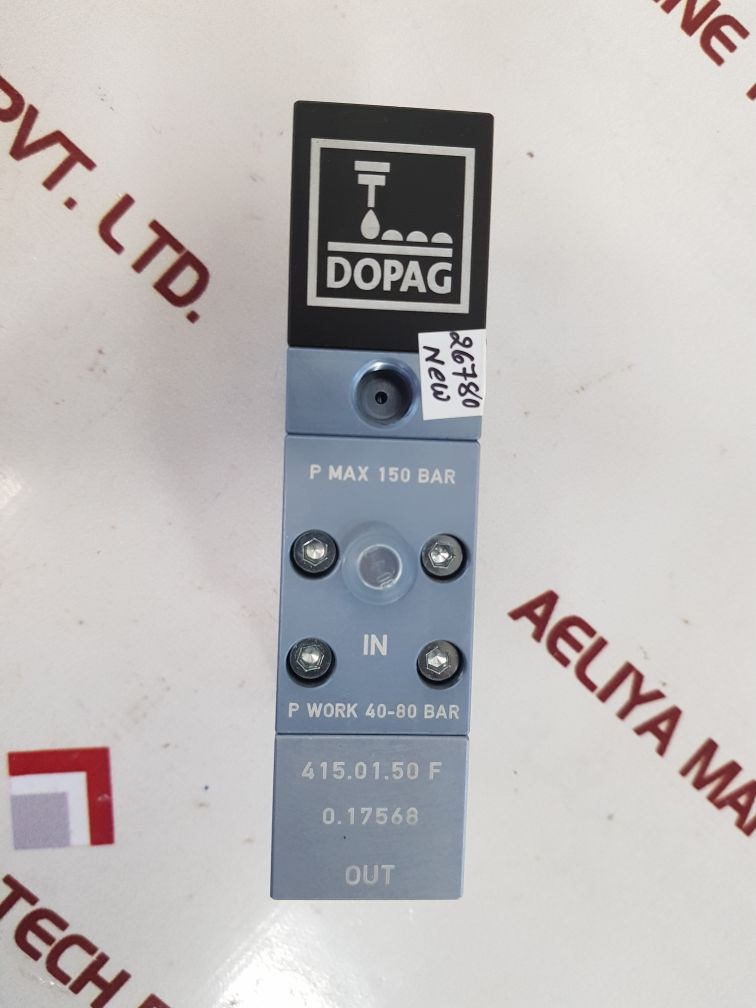 Dopag 415.01.50 F Valve for Accurate Fluid Dispensing – Aeliya Marine Tech