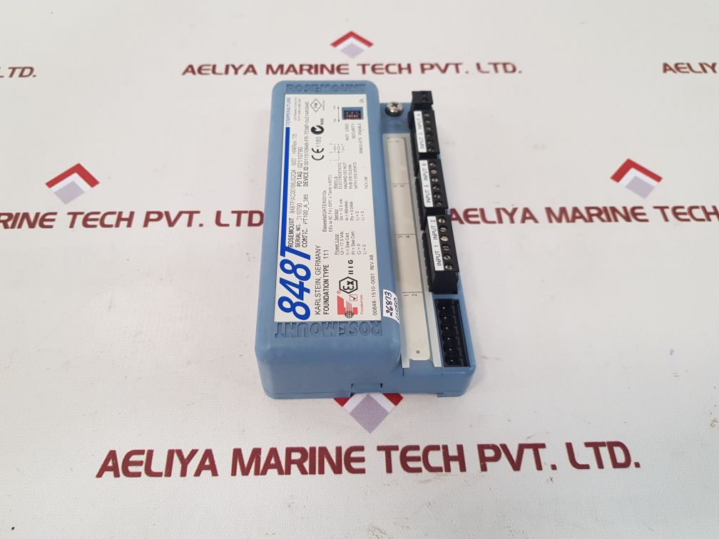 Rosemount 848t fieldbus temperature transmitter 848tfias001b6js2q4 ...