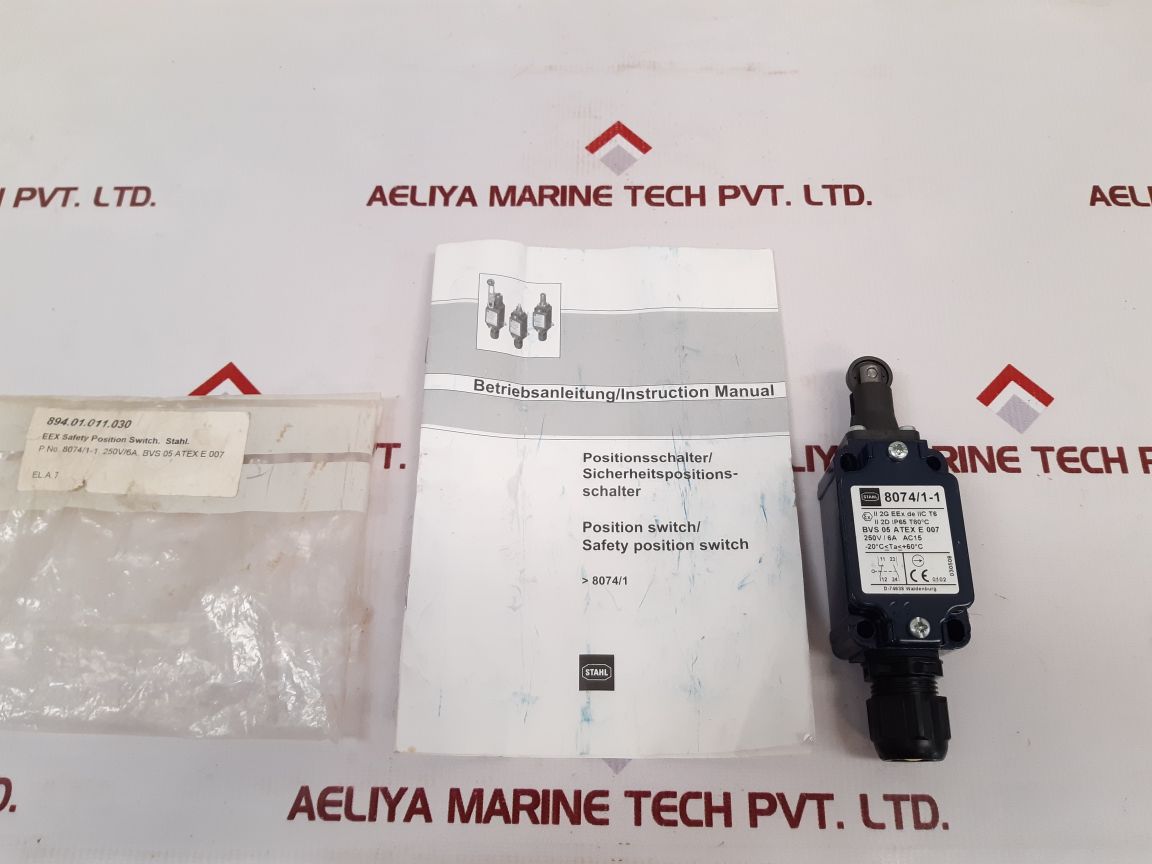 Stahl 8074/1-1 Safety Position Switch – Aeliya Marine Tech