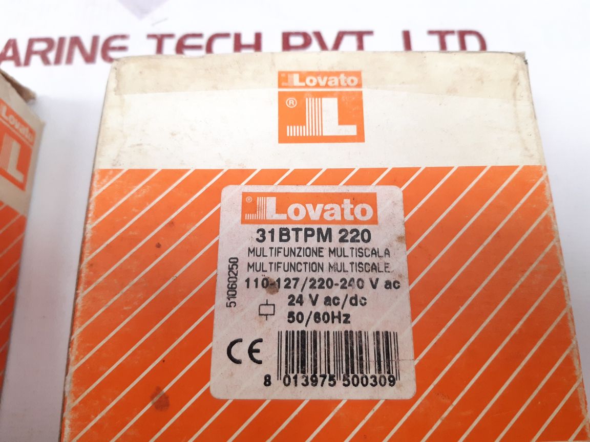 Lovato Btpm 220 Timer Relay – Aeliya Marine Tech