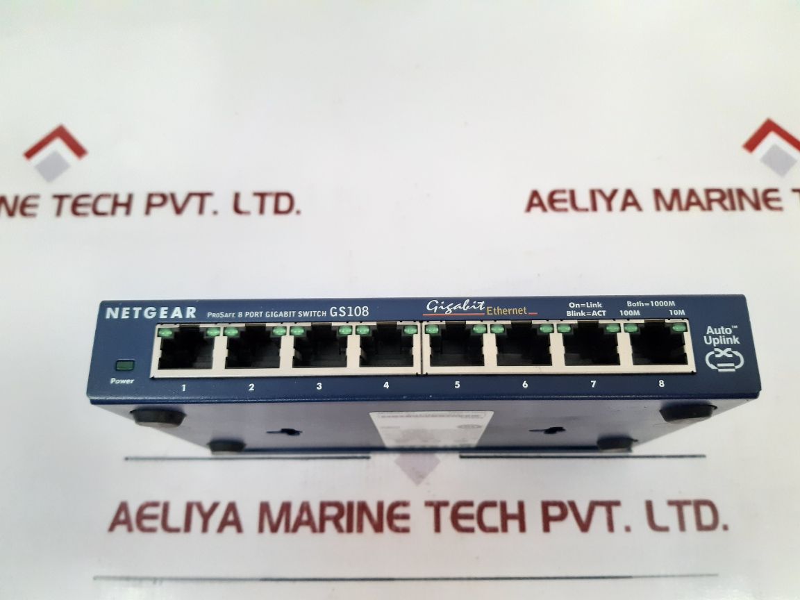 Netgear Gs108 Prosafe 8 Port Gigabit Switch – Aeliya Marine Tech