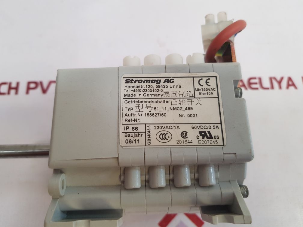 Stromag 51_11_Nm0Z_499 Transmission Limit Switch – Aeliya Marine Tech