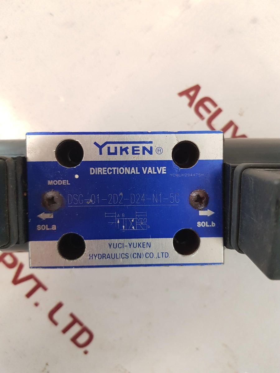 Yuken Dsg-01-2D2-d24-n1-5G Directional Valve – Aeliya Marine Tech