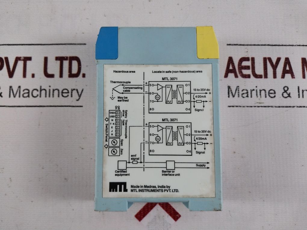 Measurement Technology Mtl 3071 Temperature Converter Mtl3000 Series ...
