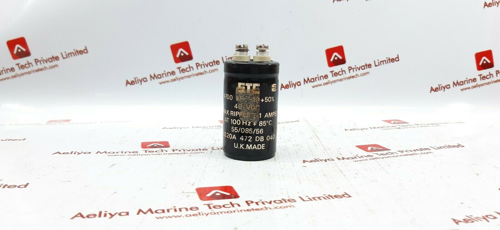 STC 4700µF re -10 +50% capacitor – Aeliya Marine Tech