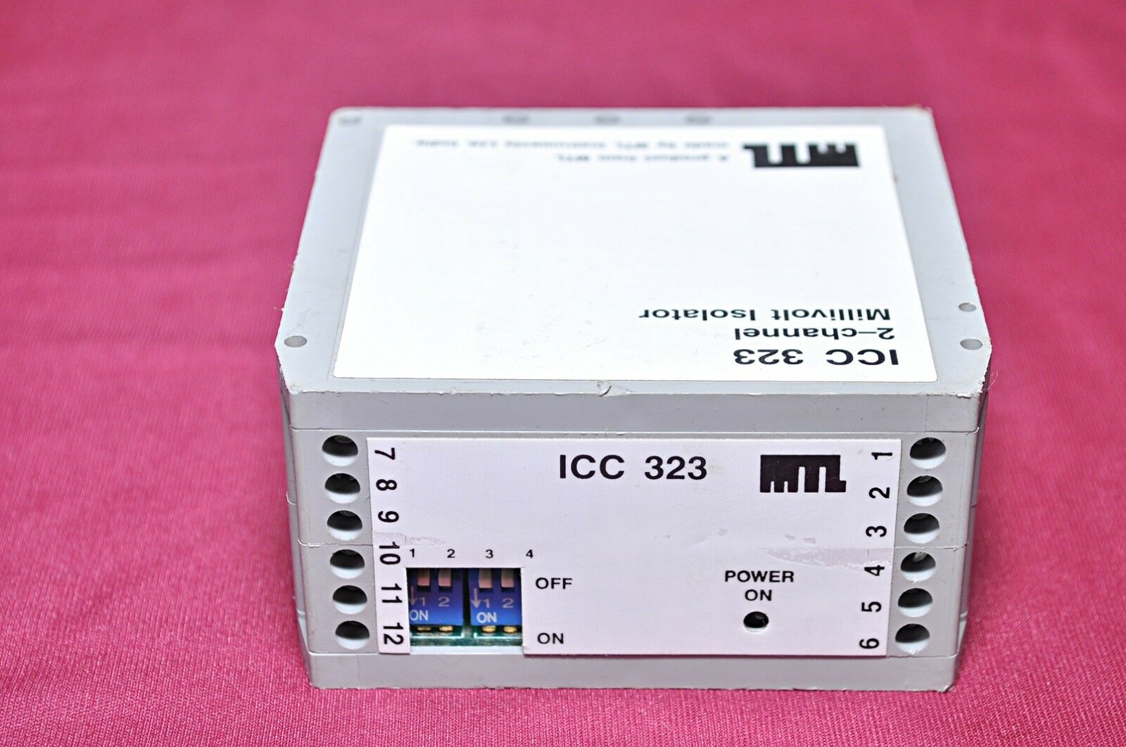 Mtl icc 323 2-channel millivolt isolator – Aeliya Marine Tech®