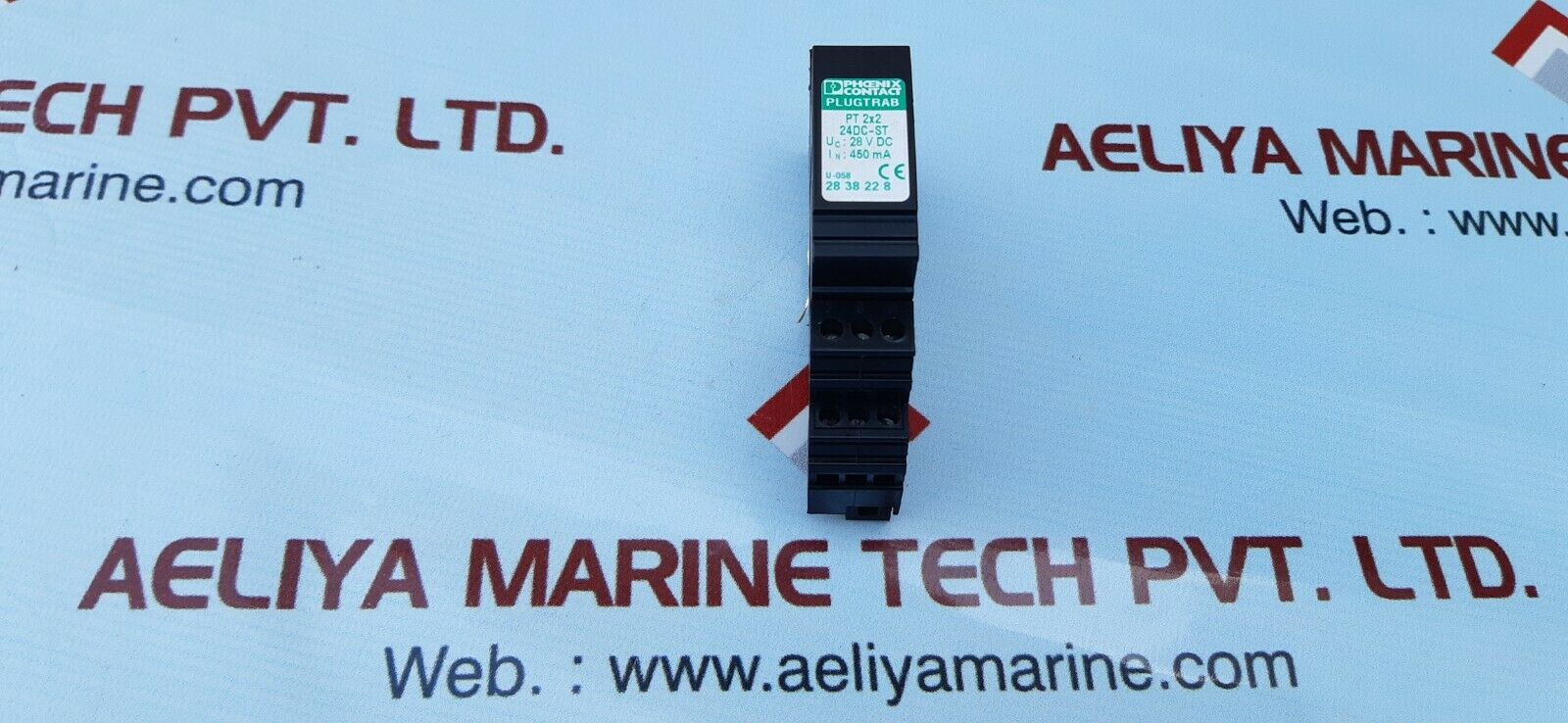 Phoenix contact pt 2x2 24dc-st plugtrab surge suppressor 2839208 ...