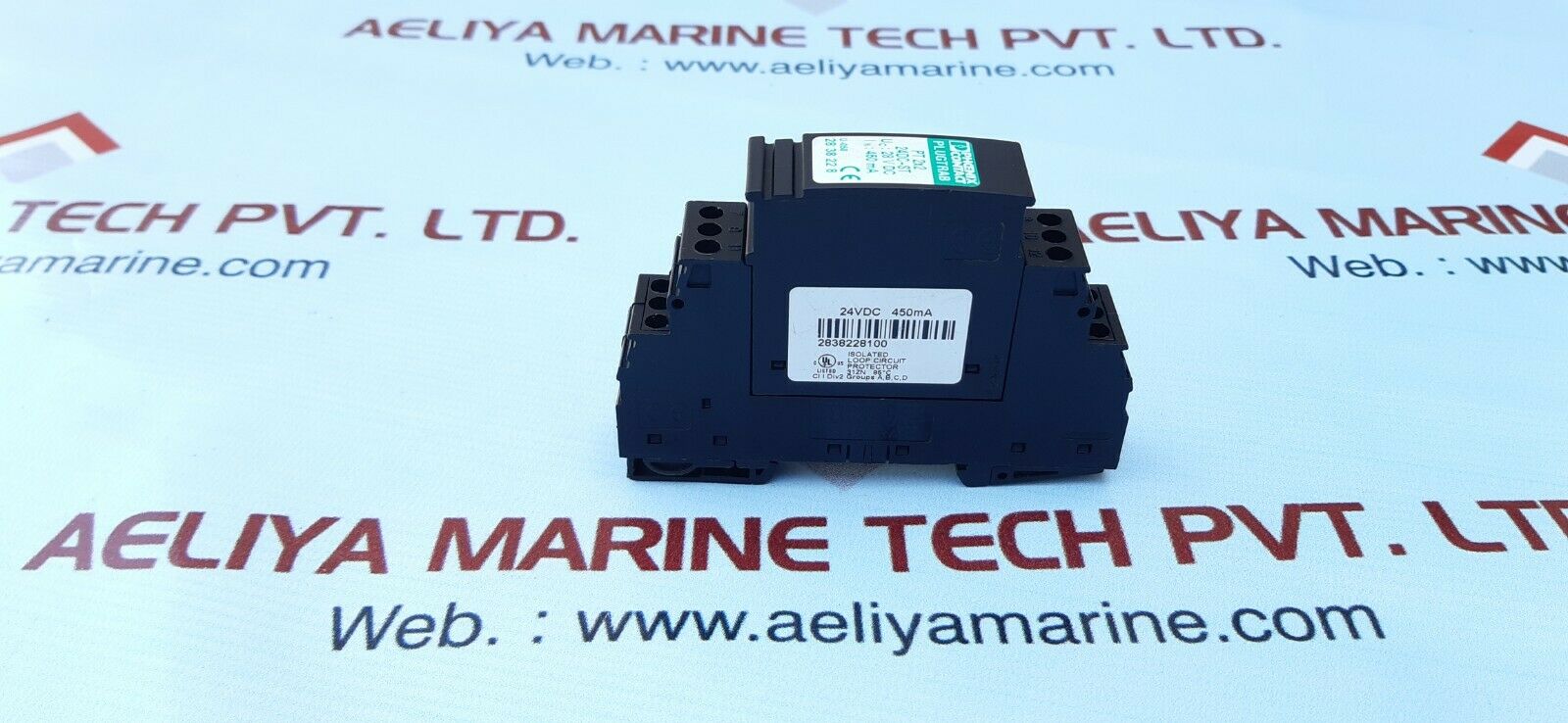 Phoenix contact pt 2x2 24dc-st plugtrab surge suppressor 2839208 ...