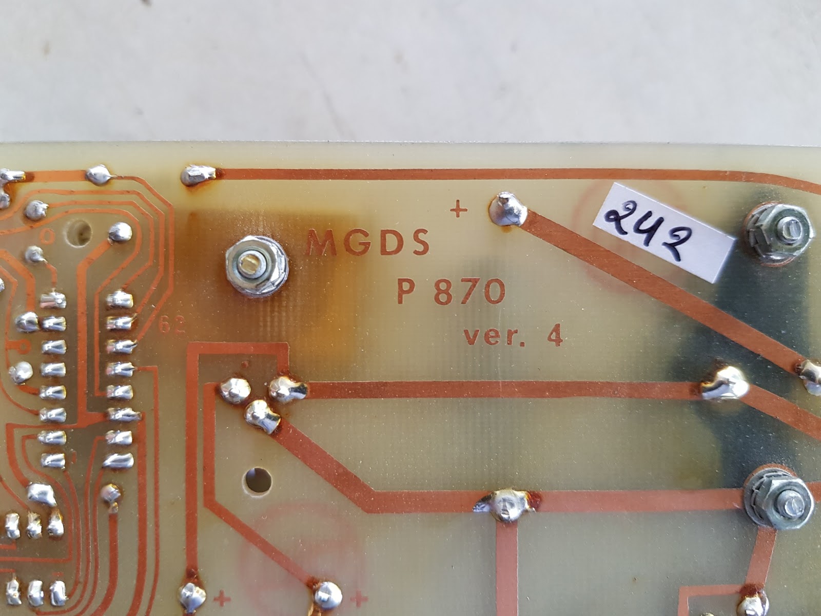 Moss gas detection system mgds p870 pcb card ver 4 – Aeliya Marine Tech